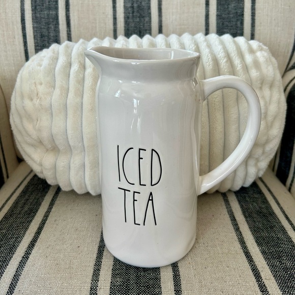 Rae Dunn | Kitchen | Rae Dunn White Ceramic Iced Tea Pitcher | Poshmark